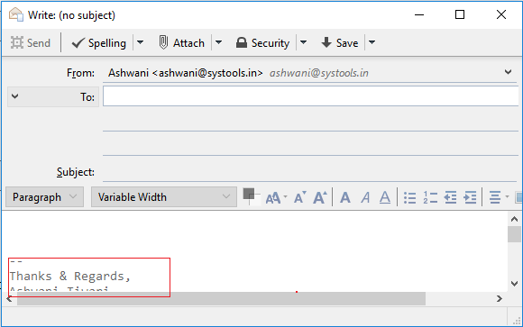 How To Add Setup Email Signature In Mozilla Thunderbird Solved
