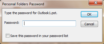 Outlook PST File Asking for Password - Know How to Resolved