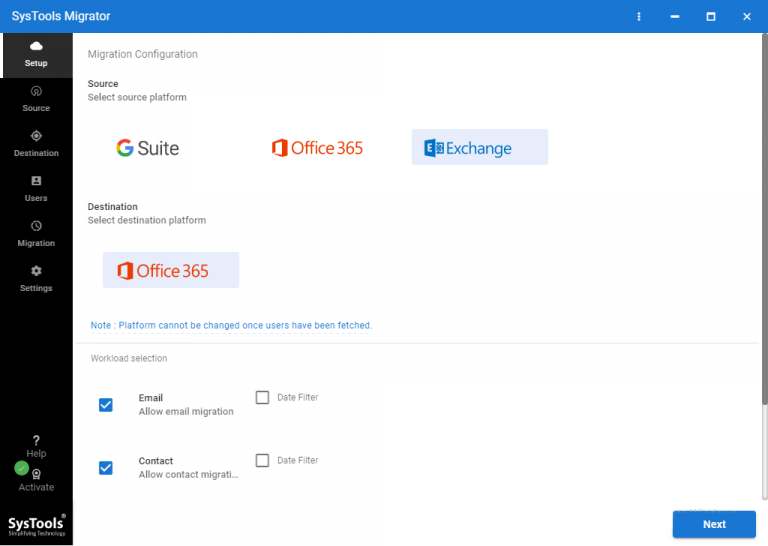 Exchange to Office 365 Migration Tool – For On-Premise Mailboxes