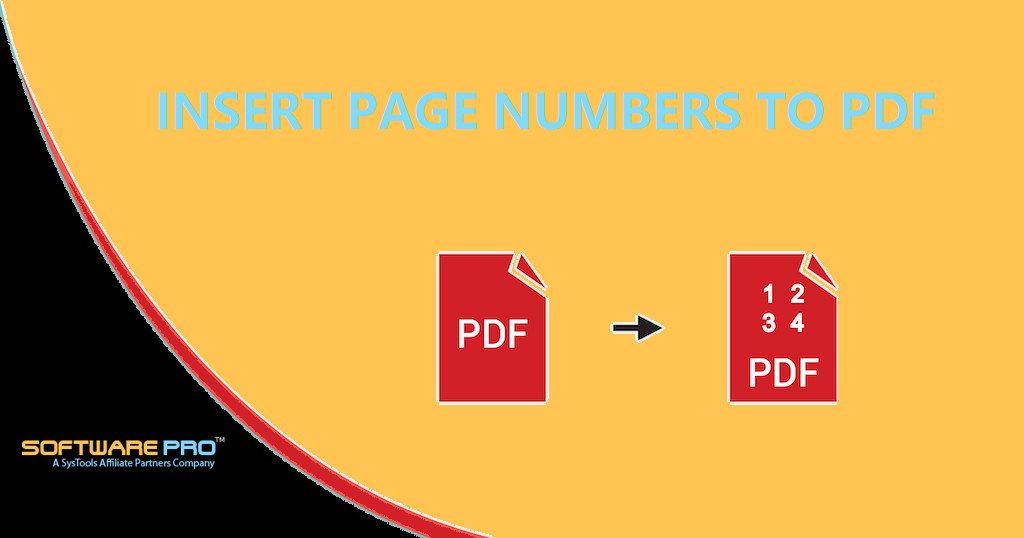 Insert Page Numbers To PDF Instant Solution SoftwarePro