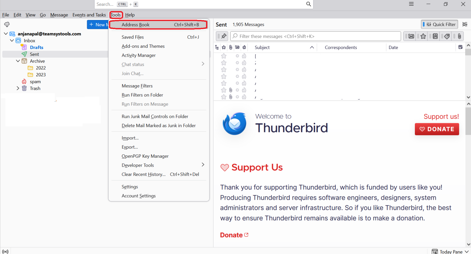 Import Outlook Contacts to Thunderbird in Just a Few Clicks