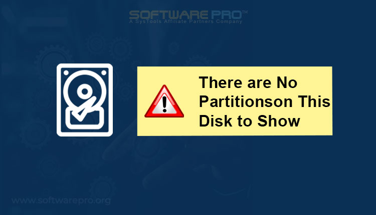 There Are No Partitions on this Disk to Show [Solved]