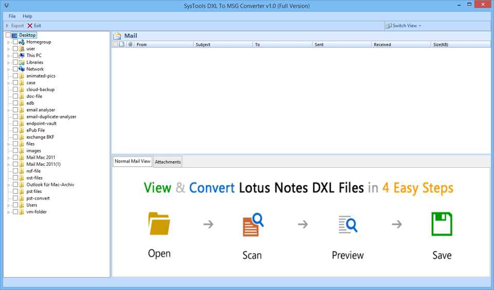 Best DXL to MSG Converter Software to Export IBM Notes DXL File to MSG