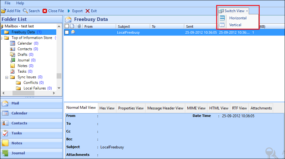 EDB Viewer − Free Software to Open, Read & View Exchange EDB File