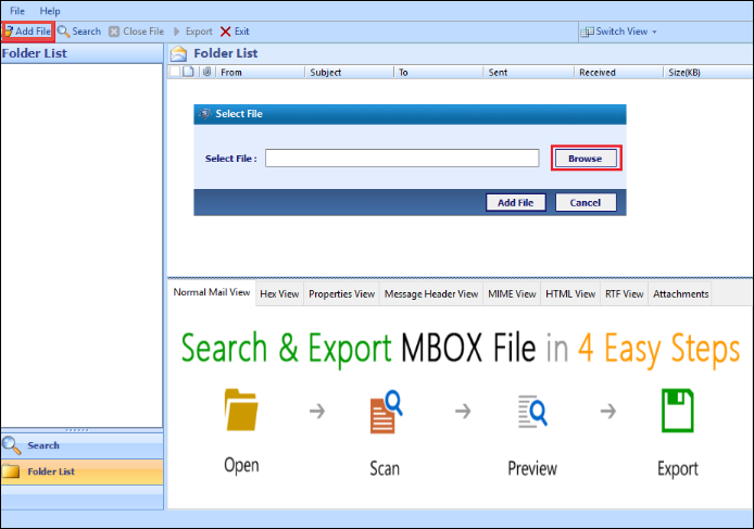 Free MBOX Viewer Software to Open, Read & Explore Windows MBOX File