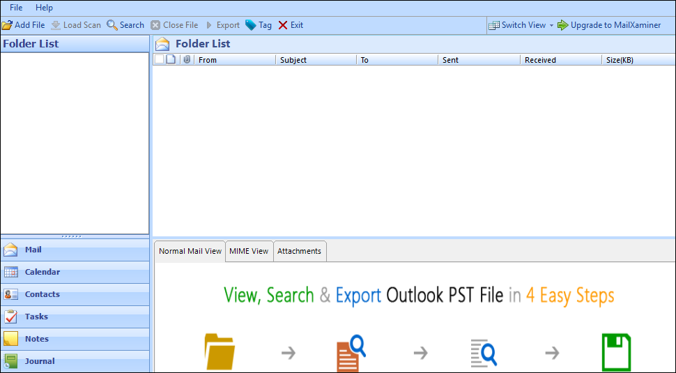 PST Viewer – Free Software to Open & Read Corrupt Outlook PST File