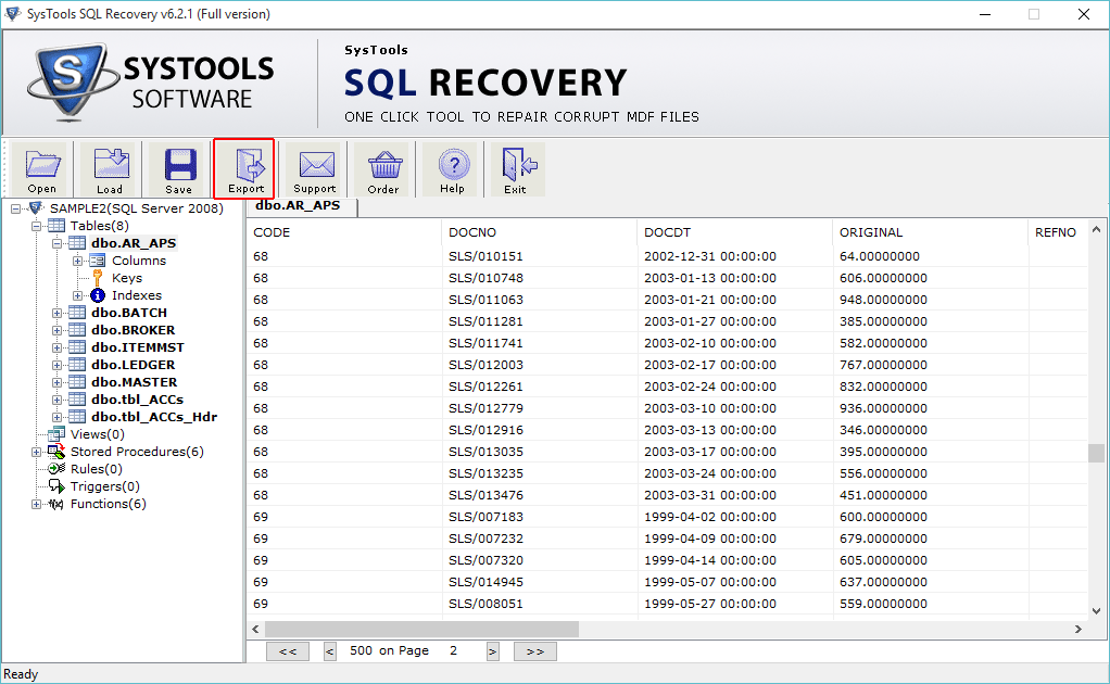 Sql Server Recovery Software To Repair Sql Database Mdf And Ndf Files