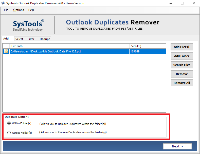 Outlook Duplicate Email Remover To Remove Duplicate Email From Outlook